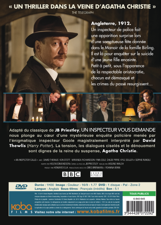 UN INSPECTEUR VOUS DEMANDE (AN INSPECTOR CALLS)